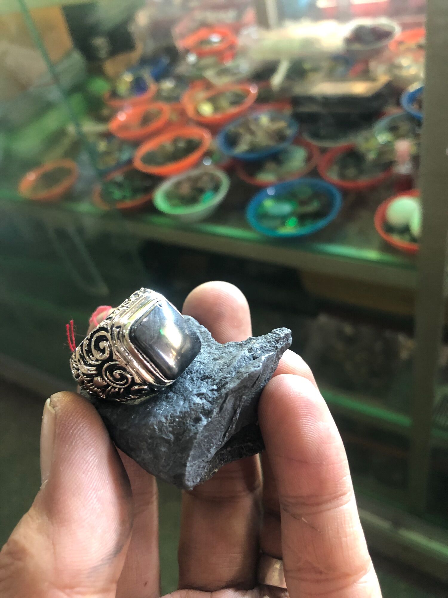 Batu petir asli emban alpaka no 8(gambar bahan hanya estimasi)dijual ...