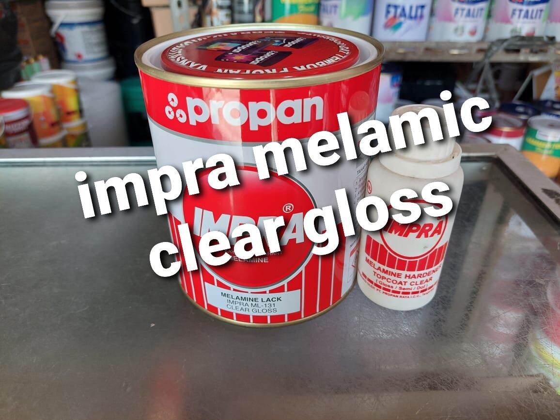 COD - CAT KAYU PROPAN IMPRA MELAMINE ML-131 CLEAR GLOSS + HARDENER ...