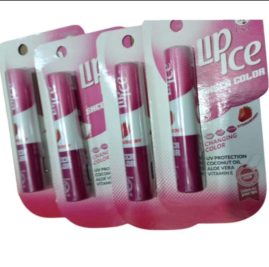 ORIGINAL Lip Ice Sheer Color Changing Color Lip Balm 2,2gr strawberry ...