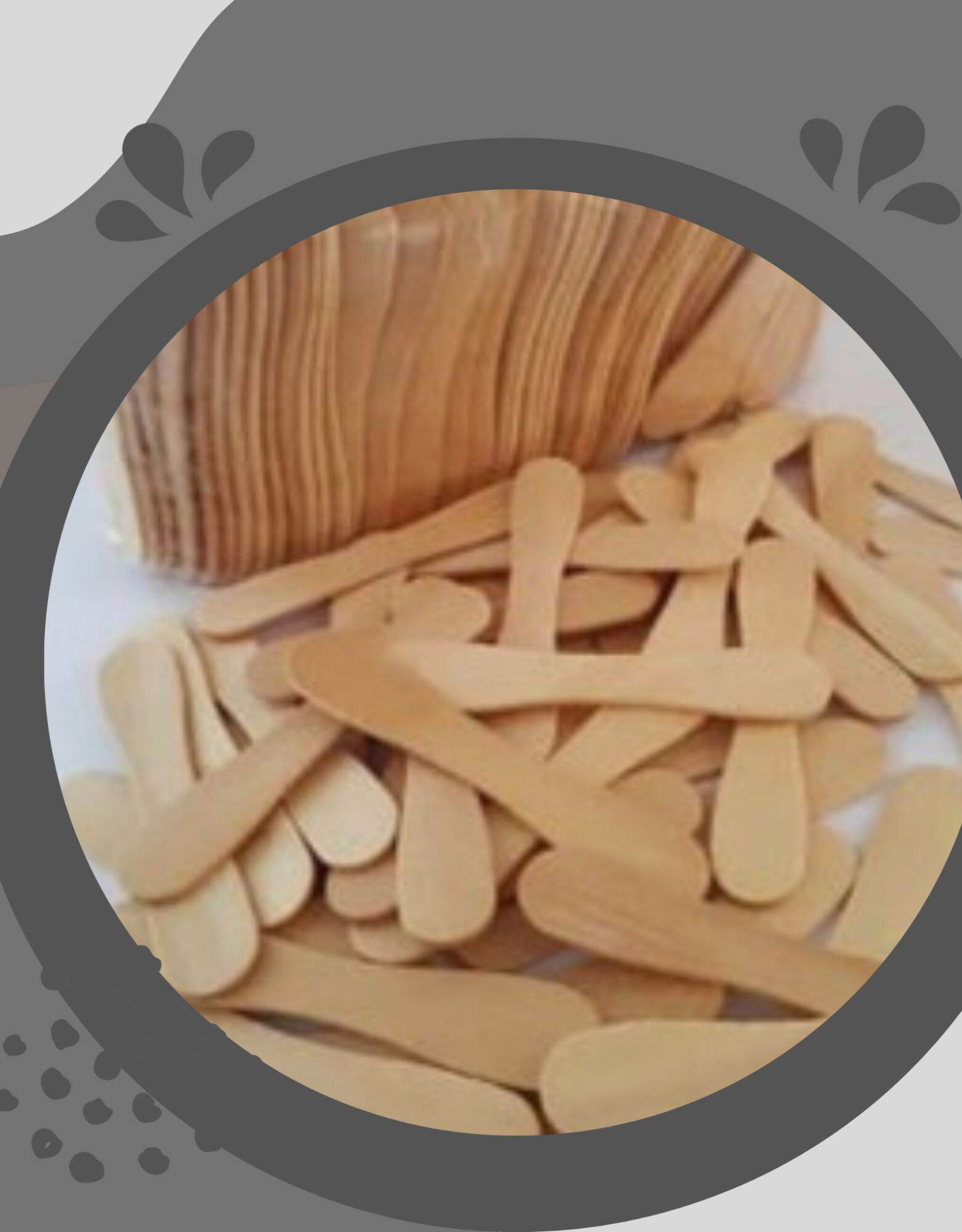 100 pcs Sendok Ice cream kayu | sendok es krim | Lazada Indonesia