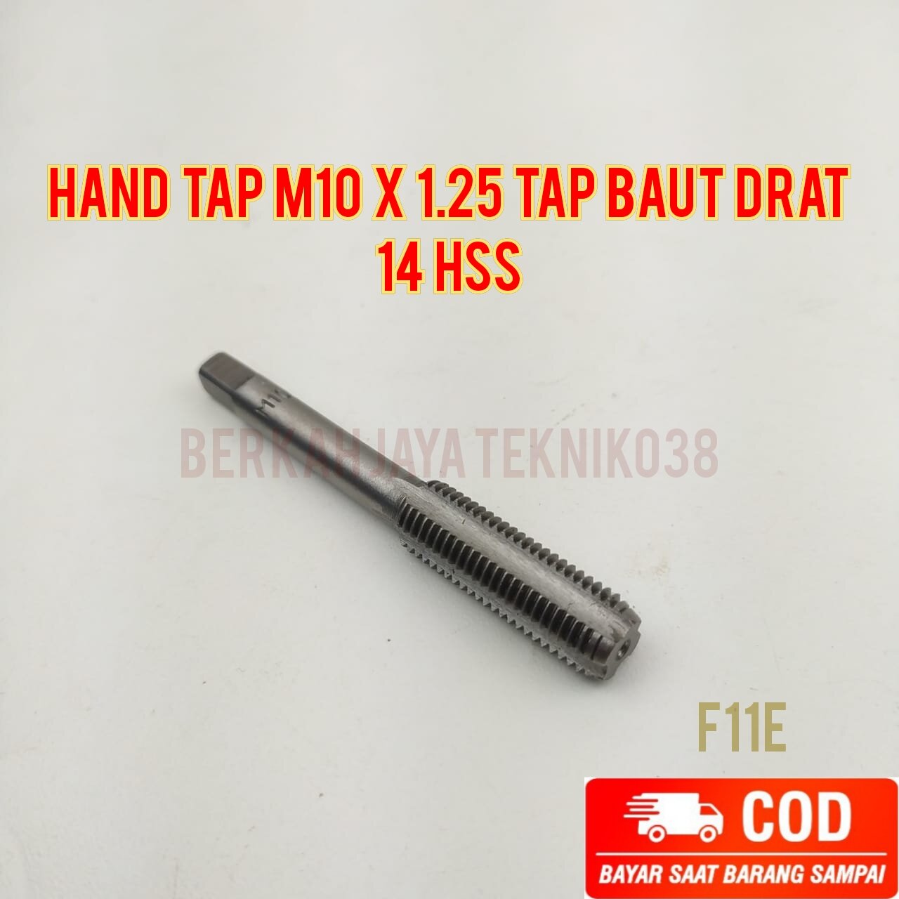 Hand Tap M10 x 1.25 Tap Baut Drat 14 HSS Bukan Yamawa OSG | Lazada ...