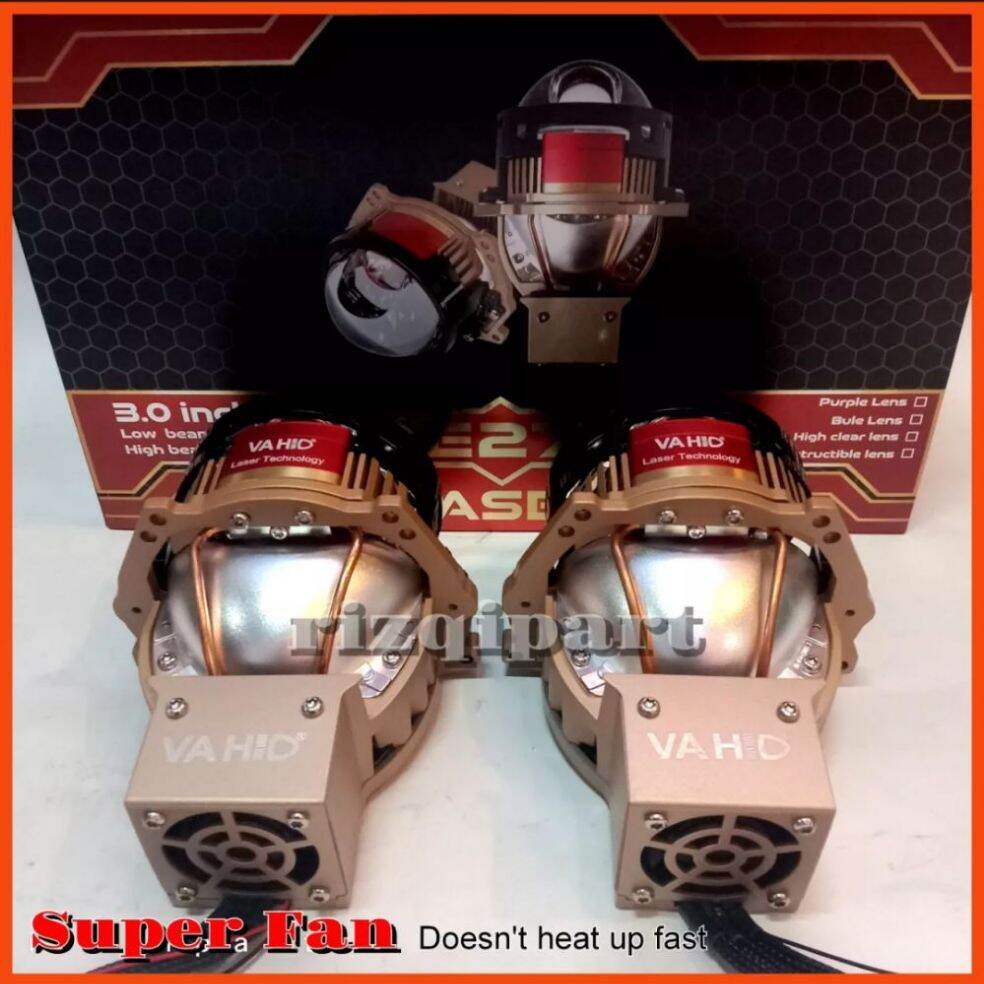 New BiLED Projector Laser E27 VAHiD 3 inchi Super Laser 80 Watt 6000k ...