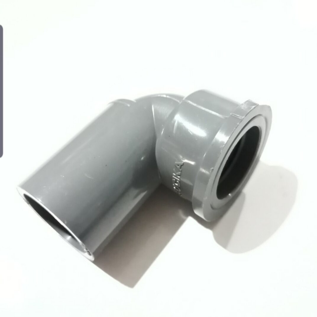 Knee Drat Dalam PVC Rucika 1/2" & 3/4" - Knee Drat Dalam Rucika ...