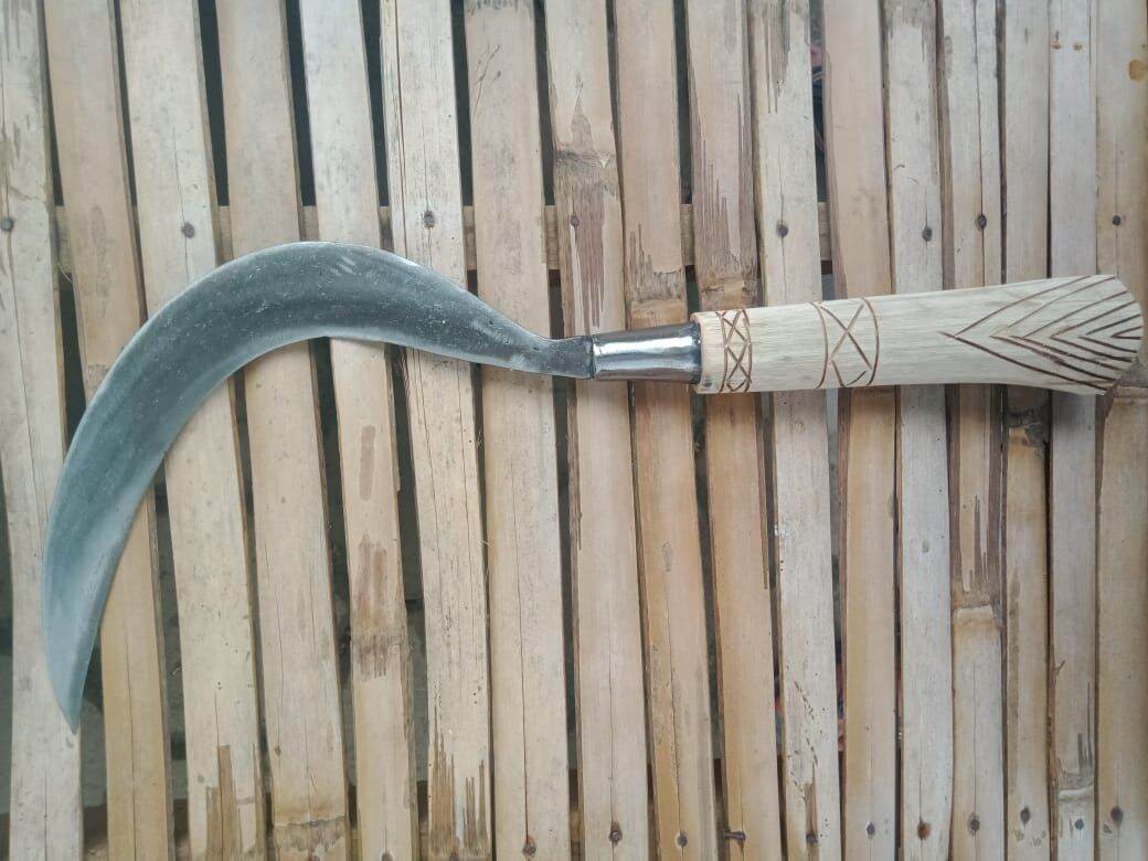 Arit Madura Baja pir ±45 cm // Tajam terpercaya // Arit rumput // Arit ...