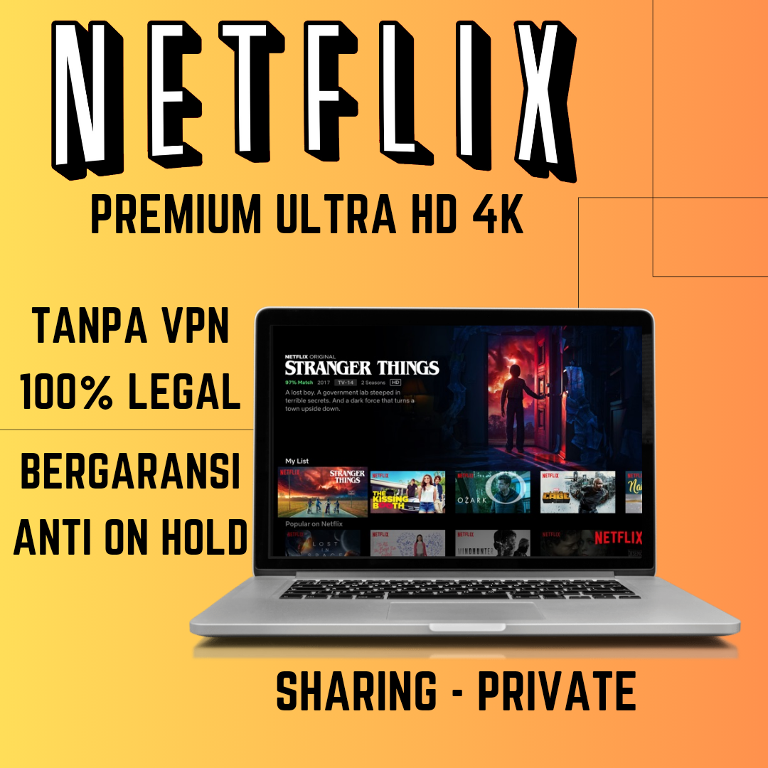 NETFLIX PREMIUM 1 BULAN 100% LEGAL DAN FULL GARANSI | Lazada Indonesia