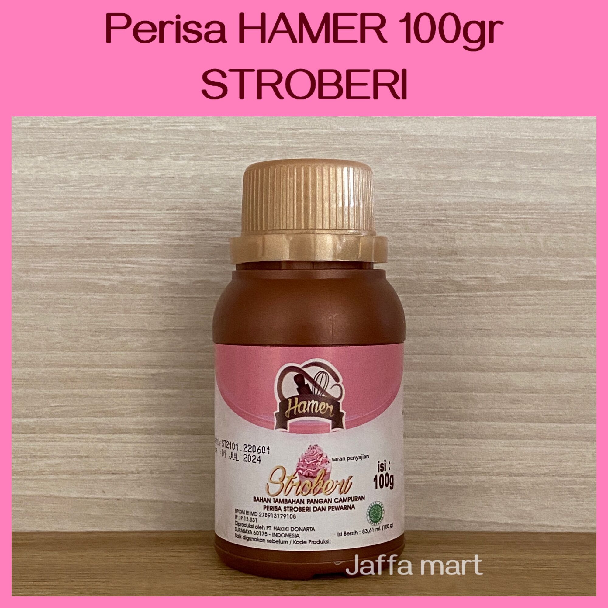 HAMER Pasta Perisa STROBERI 100gr | Lazada Indonesia