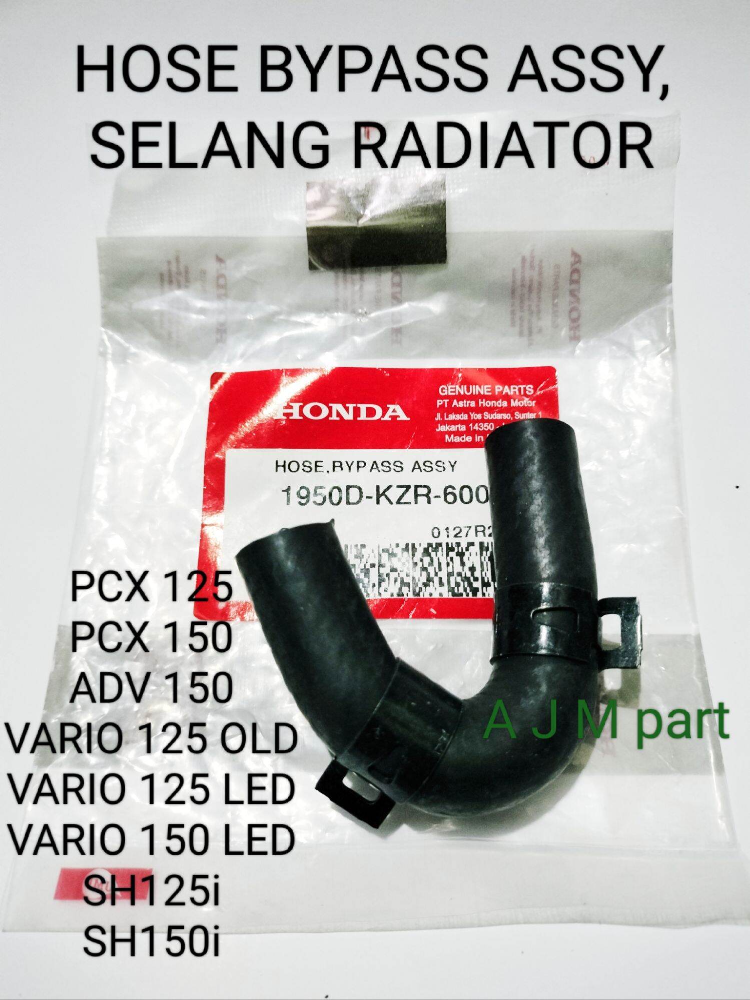 BYPASS ASSY SELANG RADIATOR HONDA VARIO 150 VARIO 125 OLD PCX 125 VARIO ...