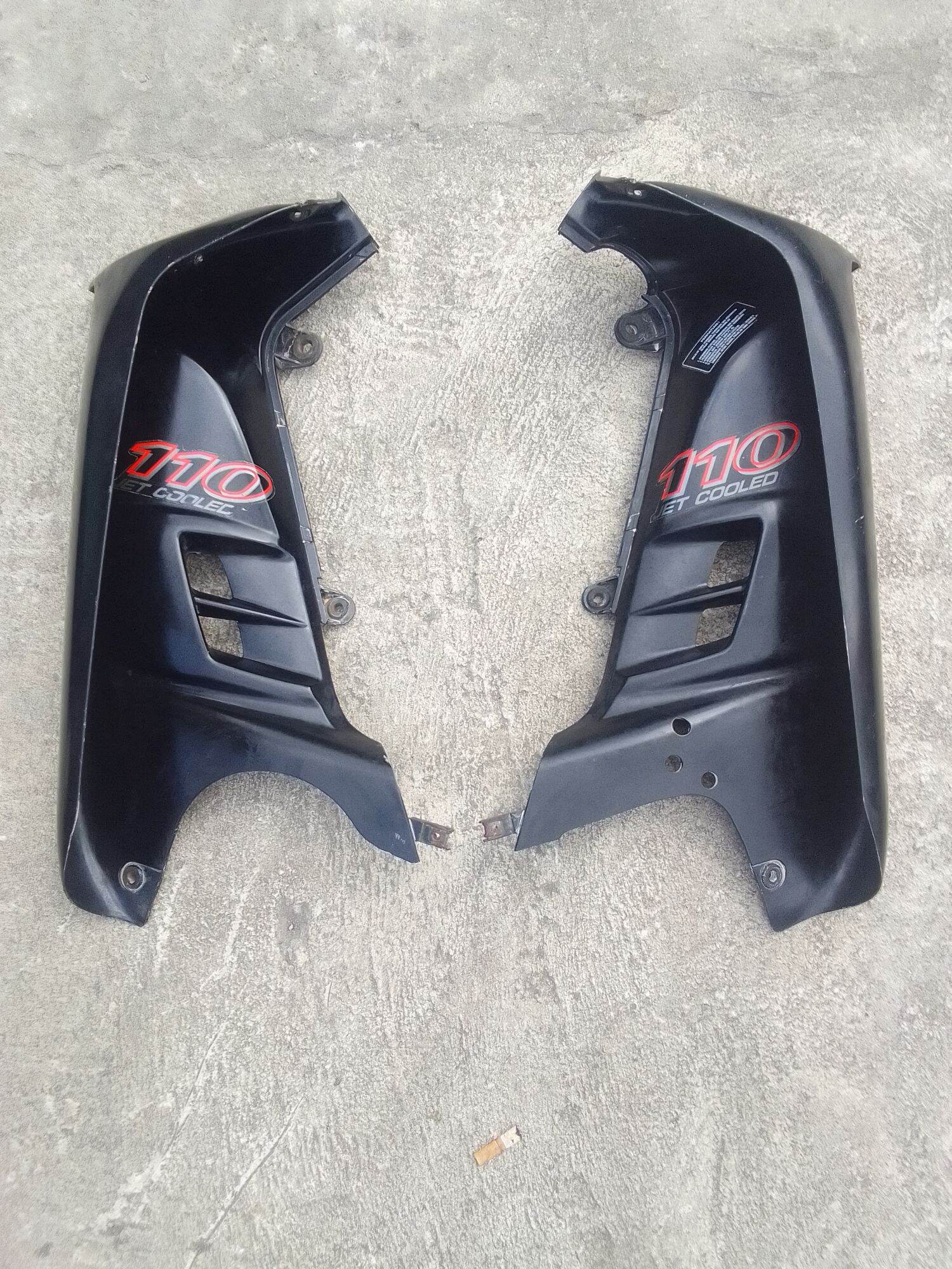 Cover Sayap Sirip Tebeng Depan Set Kanan Kiri Motor Suzuki Shogun 110 ...