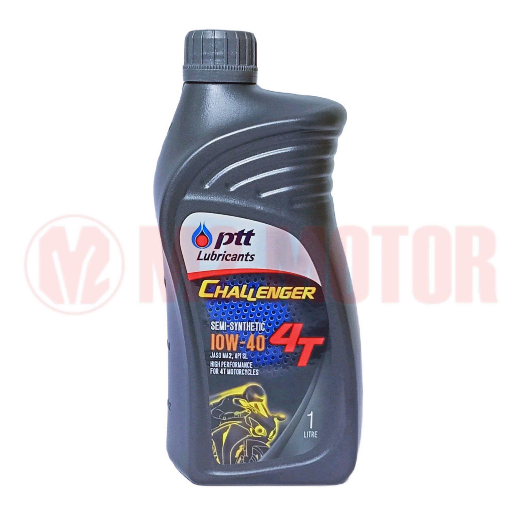 OLI PTT 4T 10W-40 CHALLENGER SEMI SYNTHETIC 1 LITER | Lazada Indonesia