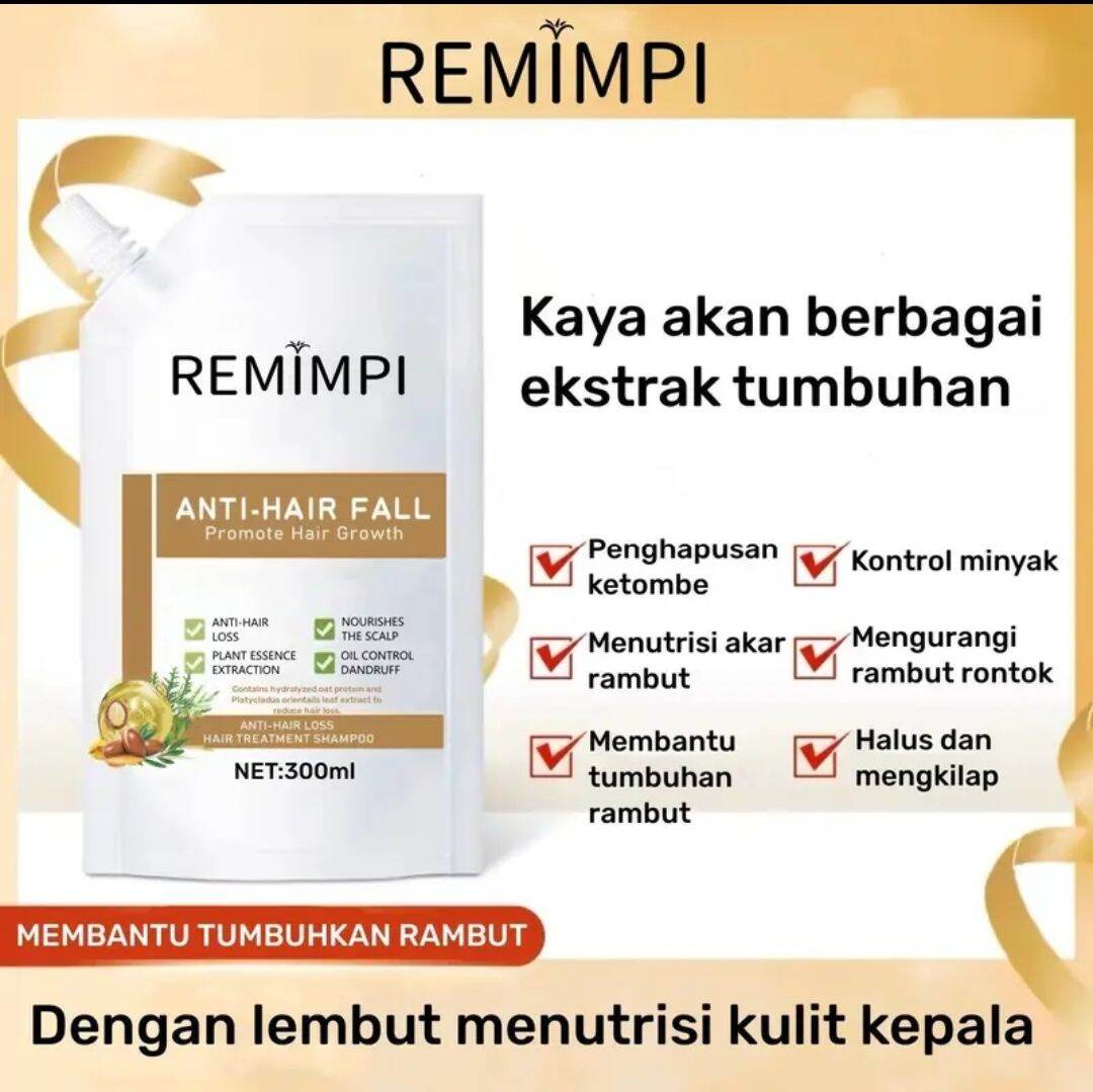 AUROR REMIMPI TREATMENT SHAMPOO MEMBANTU MENCEGAH RAMBUT BERCABANG DAN ...