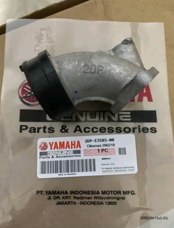Intake Intek Intex Manipul Manipol Manifold Karburator Yamaha Nmax Part YGP 2DP-E3585-00 ...