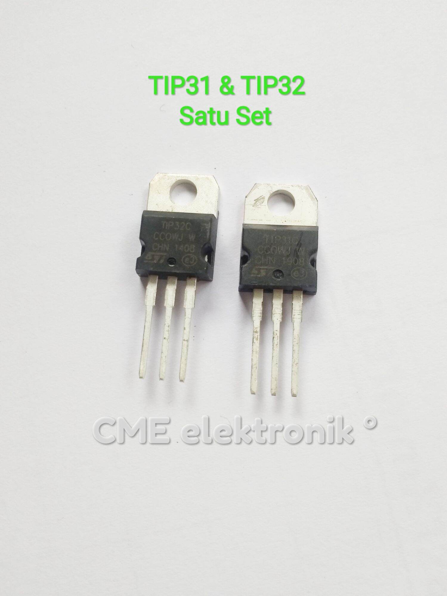 1set Transistor Tip31 Tip32 Kualitas Baik Berpasangan Lazada Indonesia