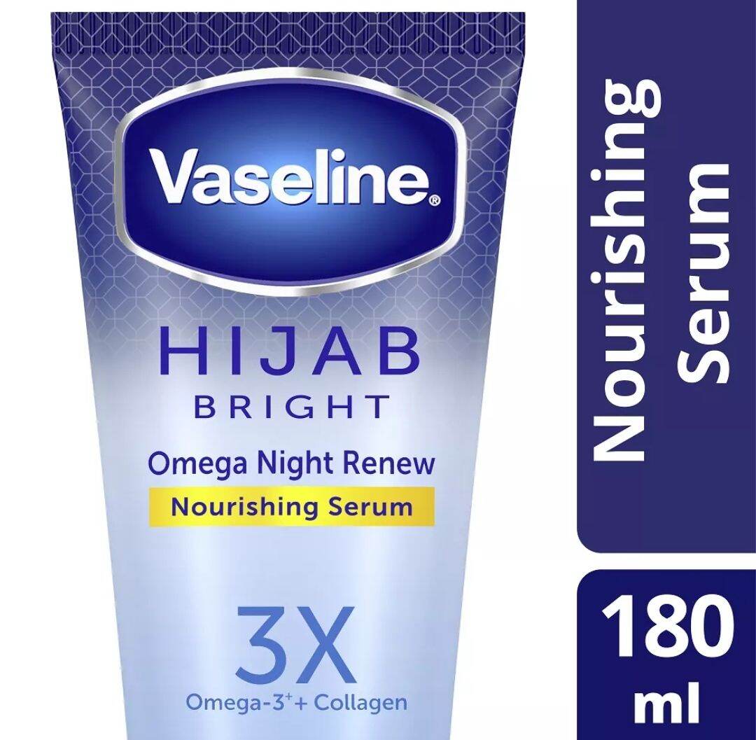 Vaseline Hijab Bright Refreshing Body Serum SPF20 PA++ Even Tone 180ml ...