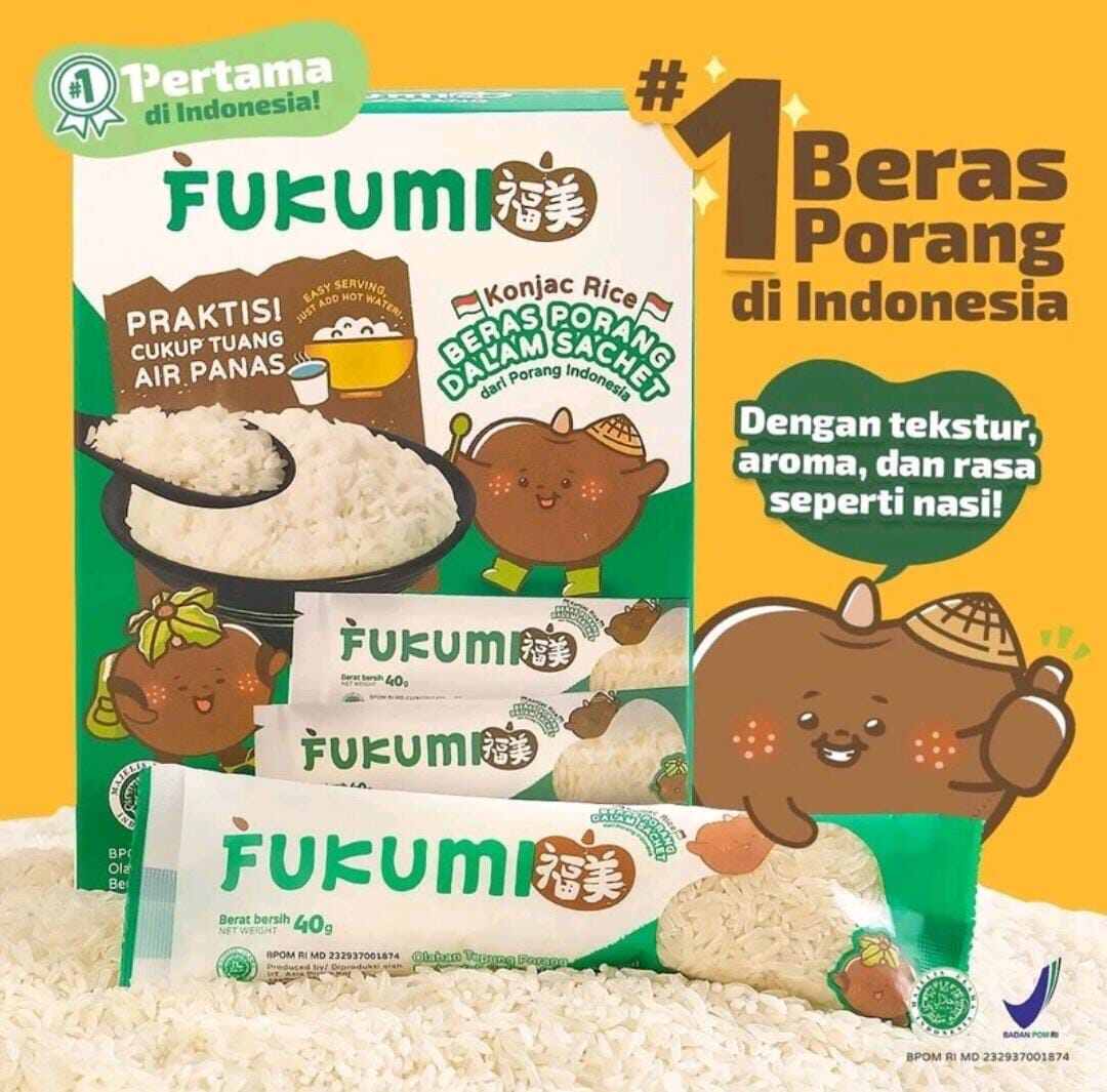 Fukumi Beras Porang Box isi 7 sachet 280g | Lazada Indonesia