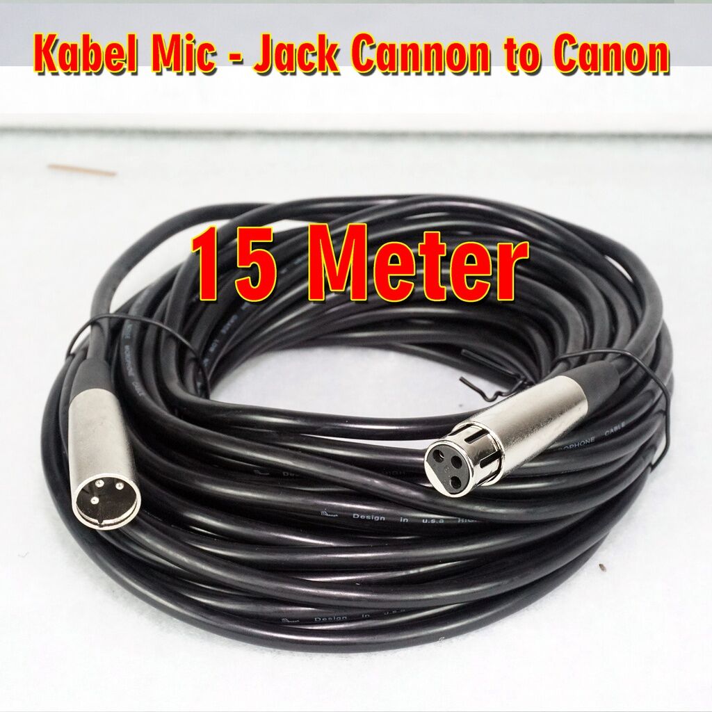 kabel lighting jadi 15 meter canon female-male | Lazada Indonesia