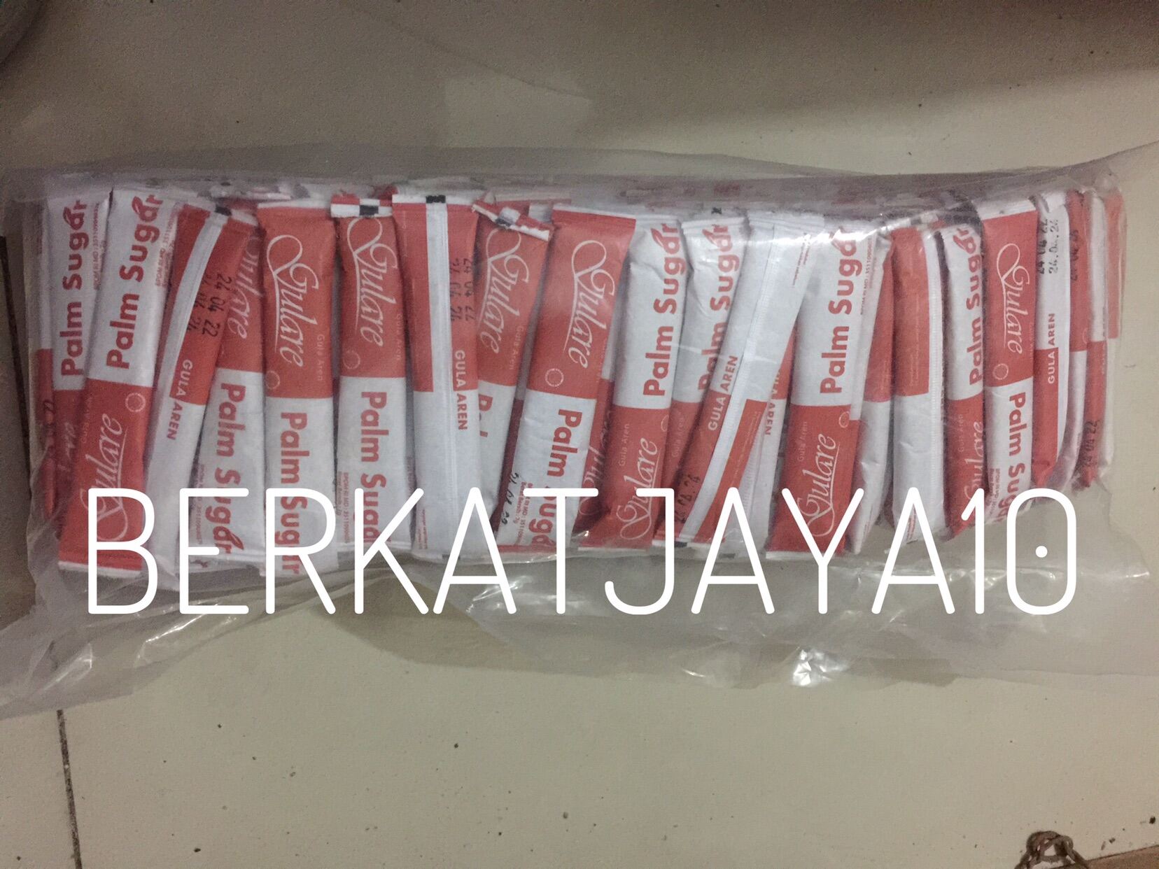 Gulare Palm Sugar Stick repack isi 50 pcs x 7gr Gula Aren Sachet Stik ...