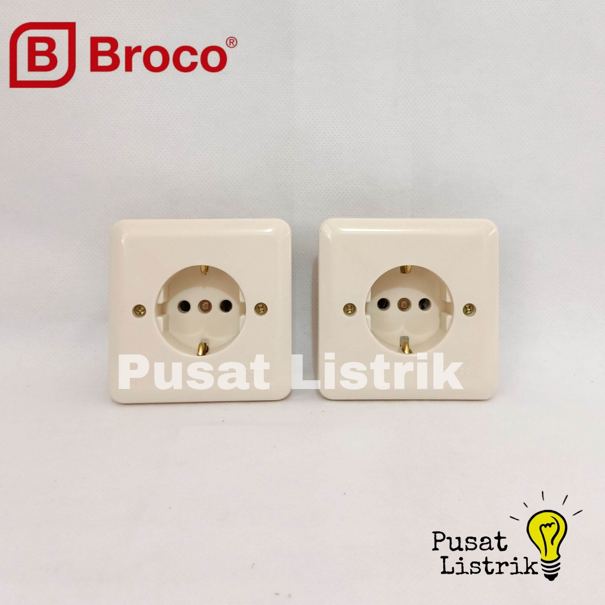 IB Stop Kontak Arde Broco Cream Stop Kontak Inbow Broco New Gee ...