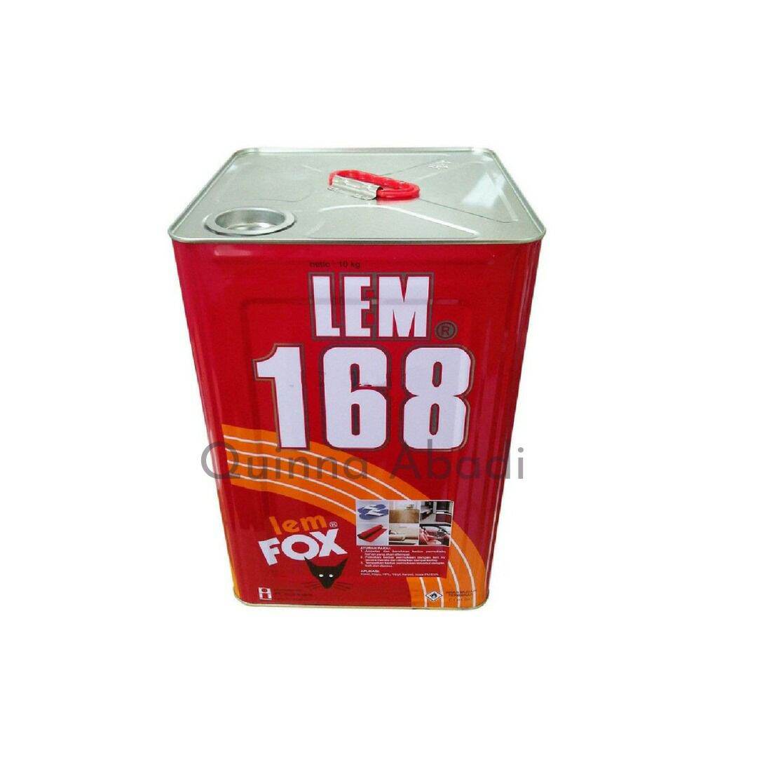 Lem Kuning 168 10 Kg FOX ( blek / pail ) Lem Kayu HPL Tripleks Vinyl ...