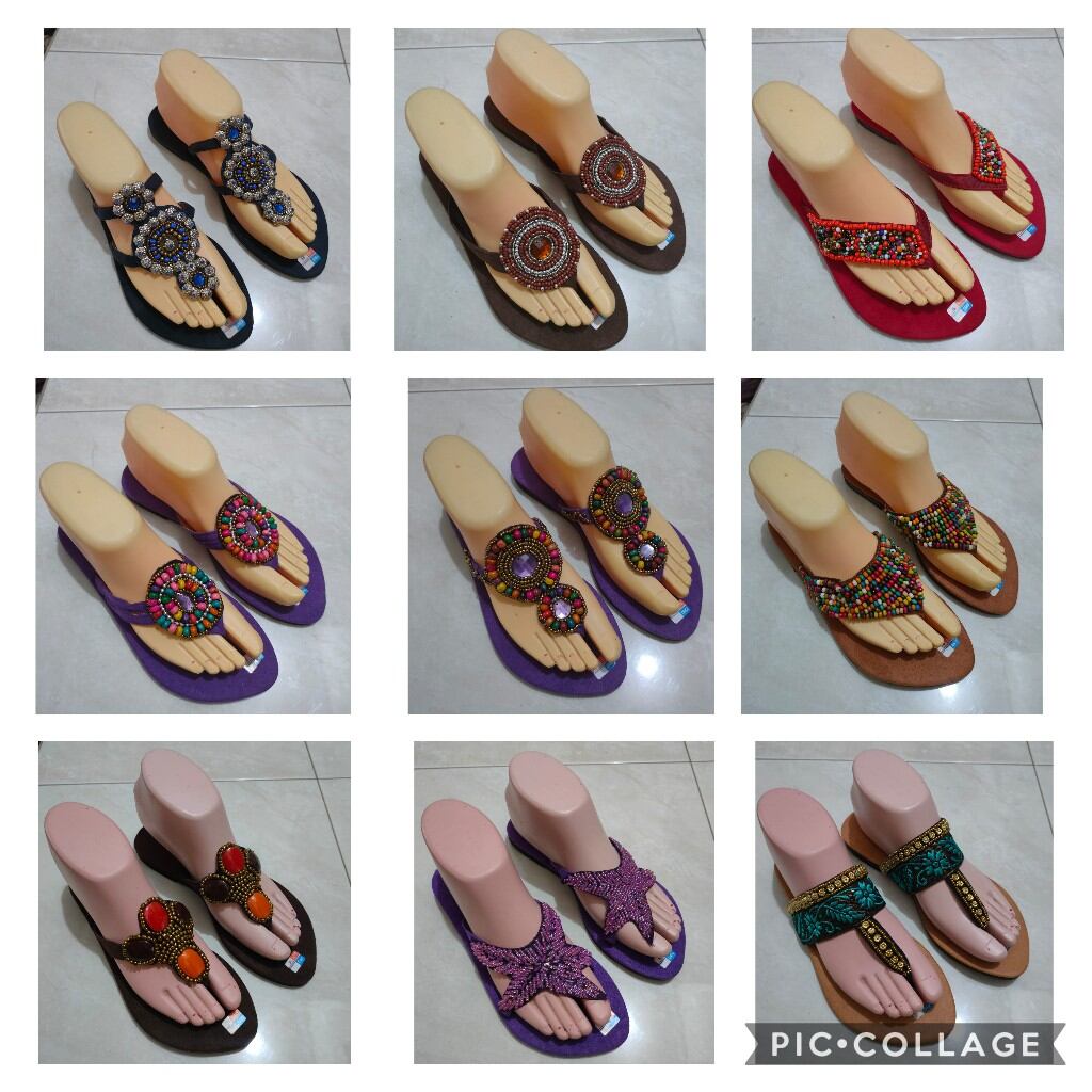 Sendal Etnik/Sendal Monte/Oleh2 Khas Bali | Lazada Indonesia