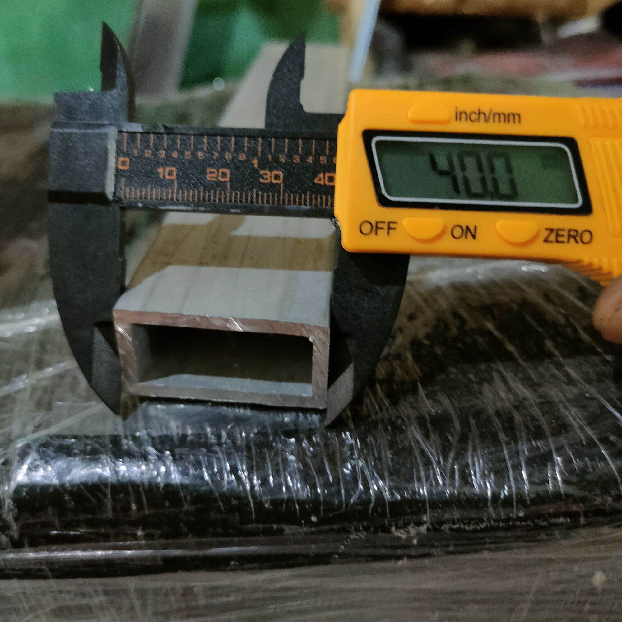 hollow aluminium 20mm x 40mm tebal 3mm pipa holo holow alumunium ...