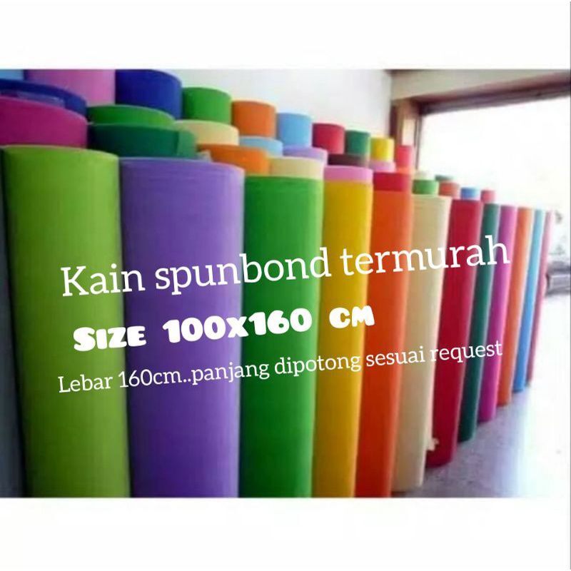 Kain spoonbond kain puring tebal 100g | Lazada Indonesia