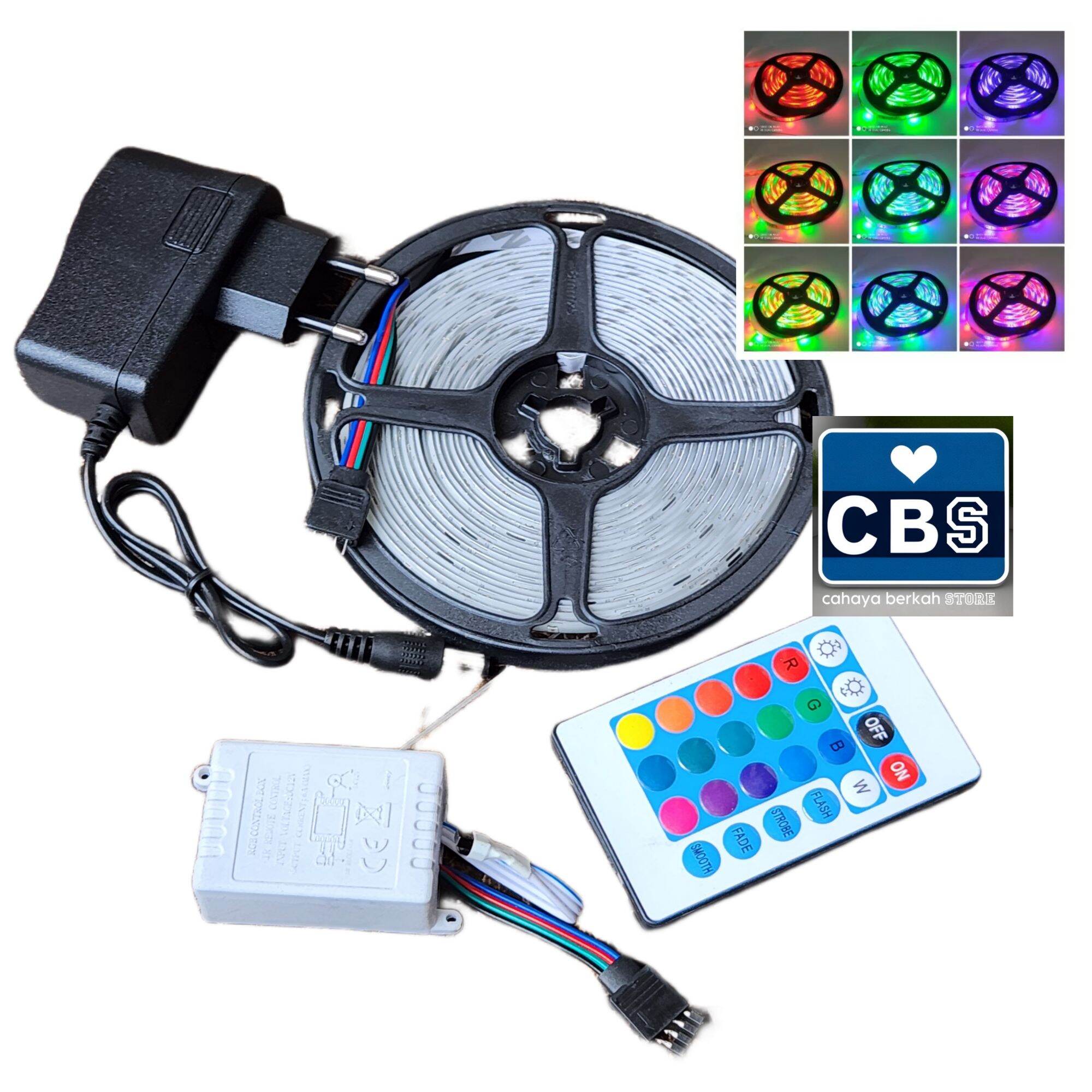 Lampu LED Strip Warna Warni 5 Meter LED strip RGB | Lazada Indonesia