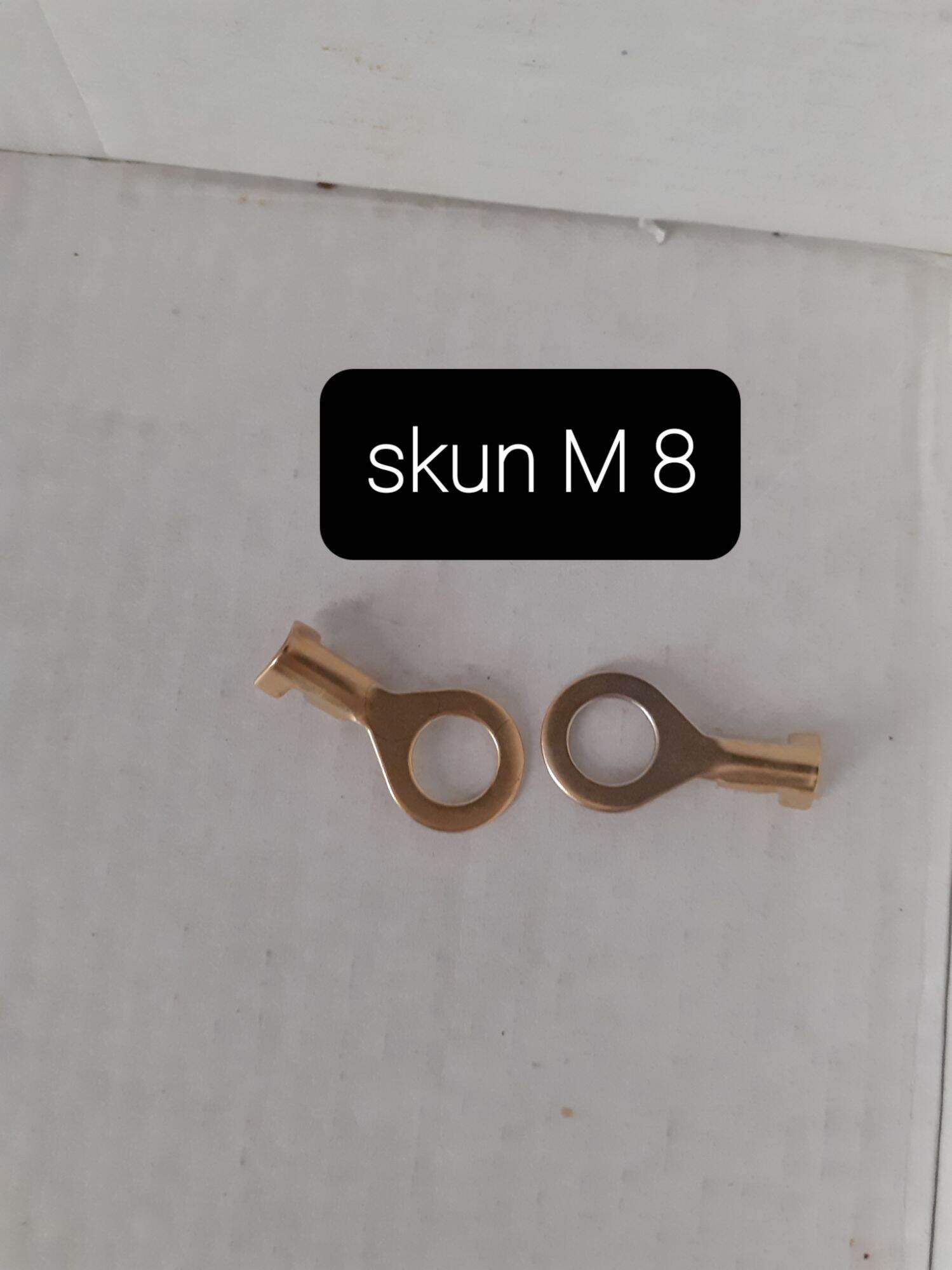 skun sekun m8 bulat terminal aki terminal kabel harga sepasang | Lazada ...