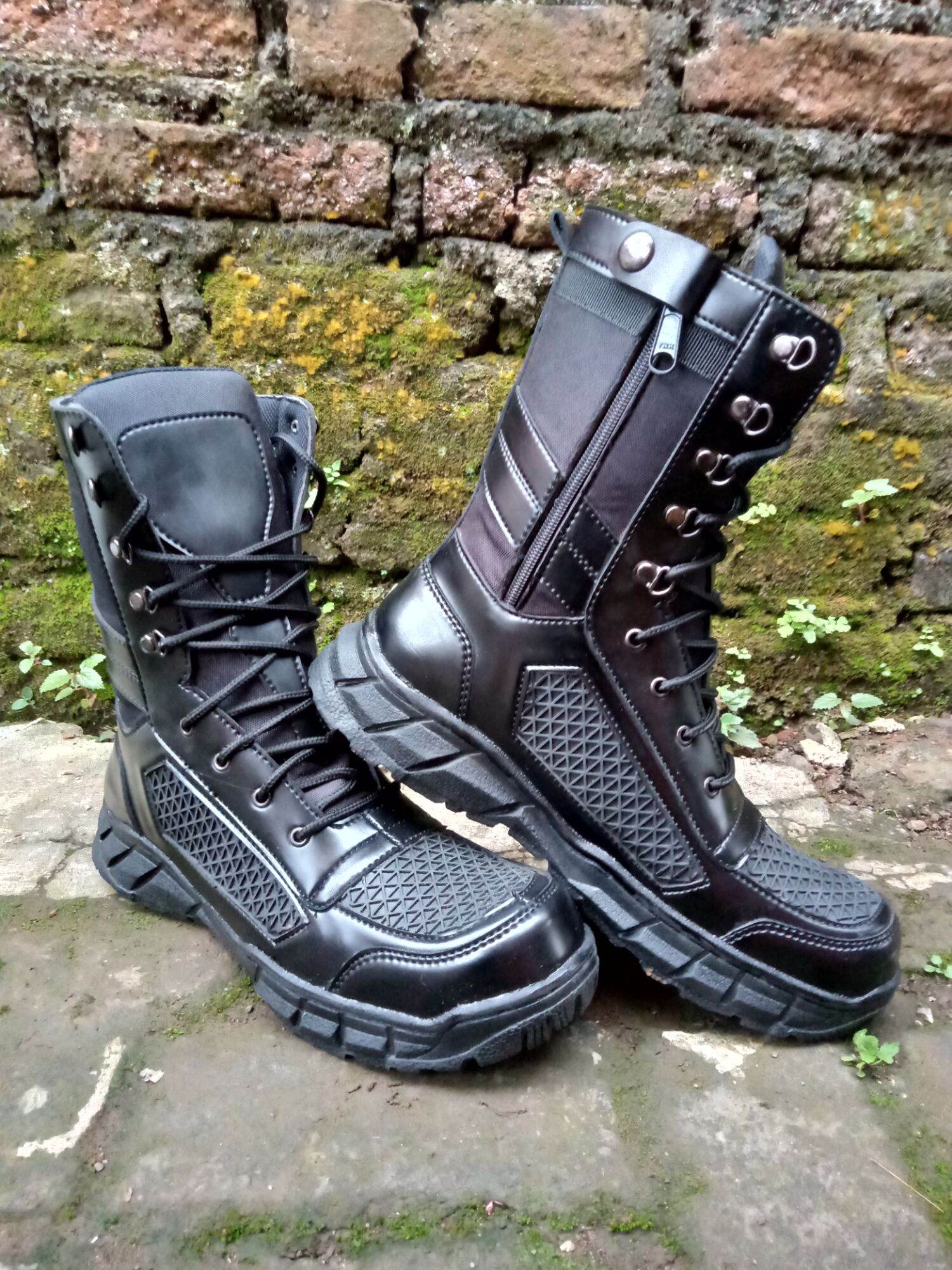 SEPATU SAFETY PDL TACTICAL UJUNG BESI TNI POLRI SECURITY | Lazada Indonesia