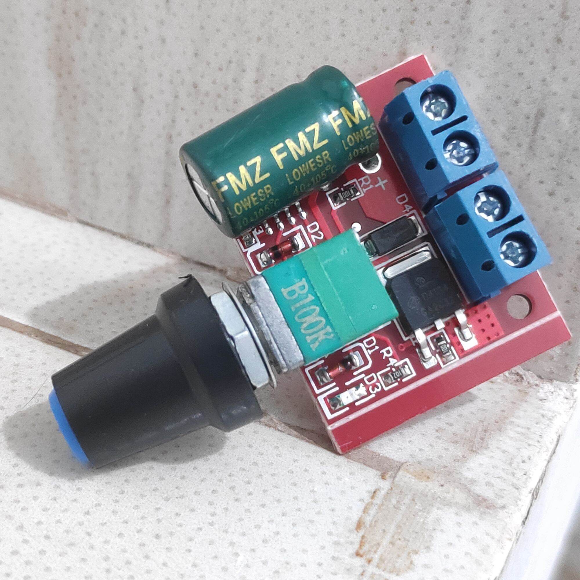 PWM DC 5A Mini PWM DC speed Control 3V-35V Dimer DC LED lampu Dimmer ...