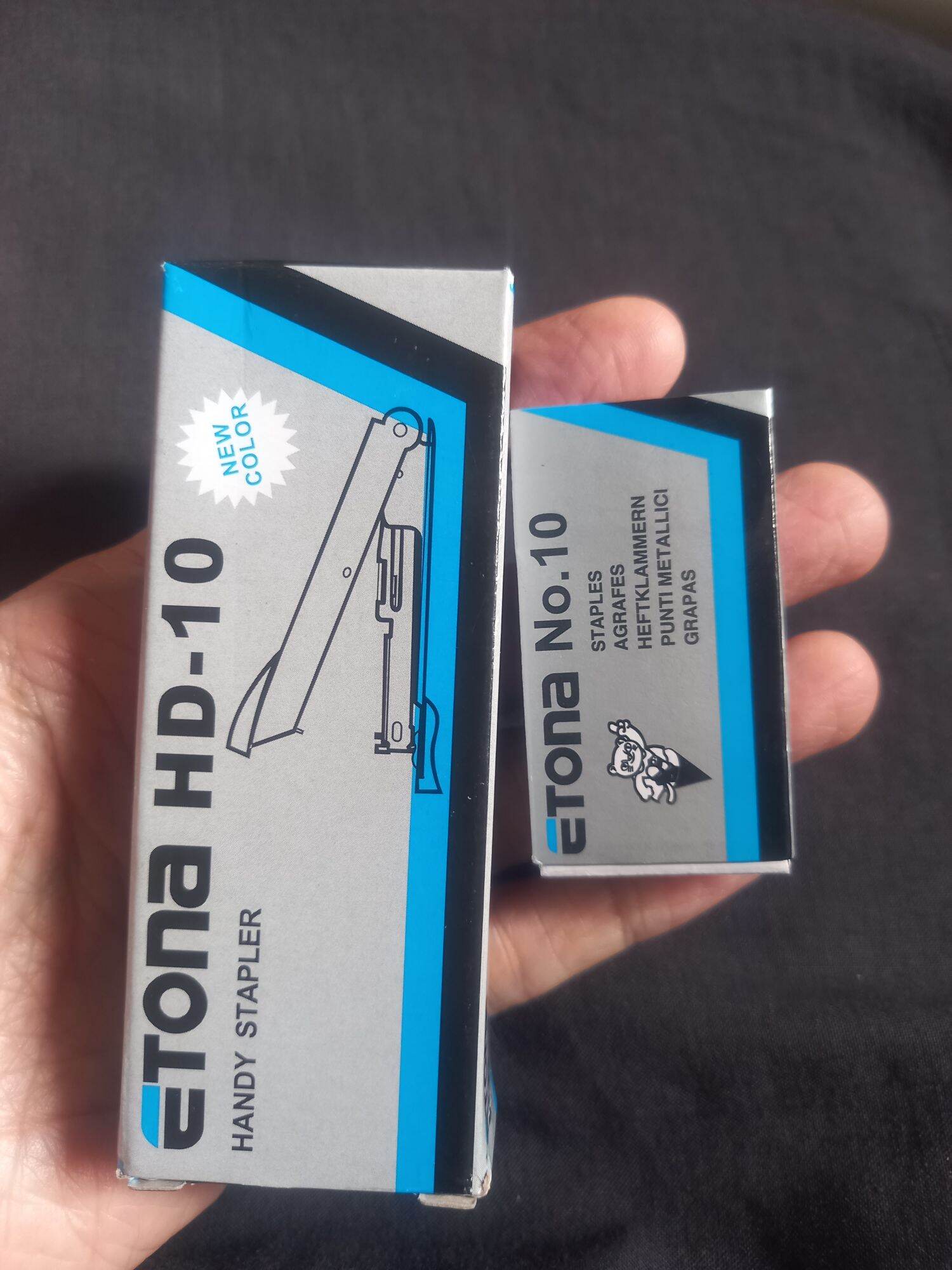 STAPLER ETONA HD 10 PLUS ISI STAPLES ETONA NO 10 JEGKLEKAN | Lazada ...