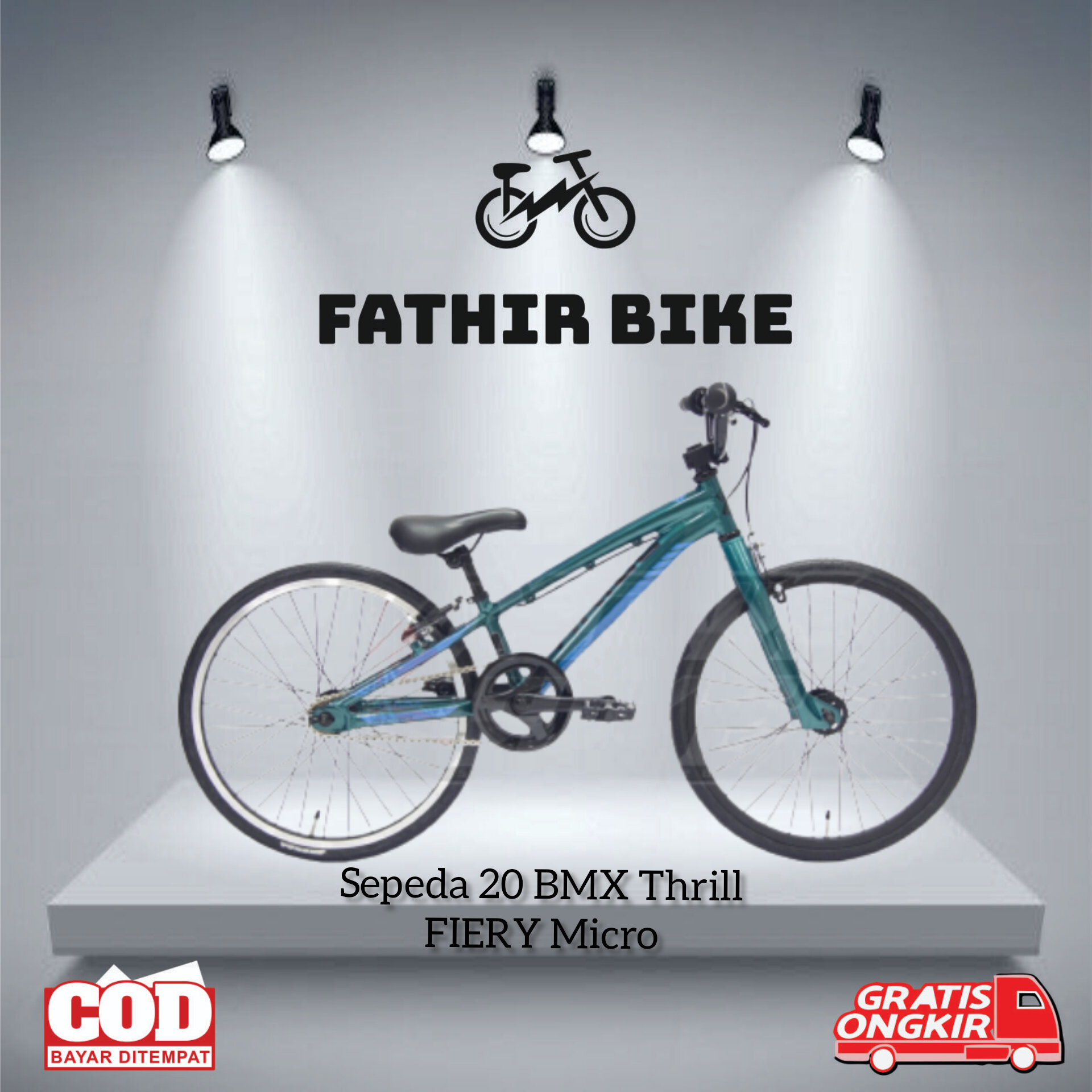 Sepeda 20 BMX Thrill Fiery Micro Thrill Micro ukuran 20 | Lazada Indonesia