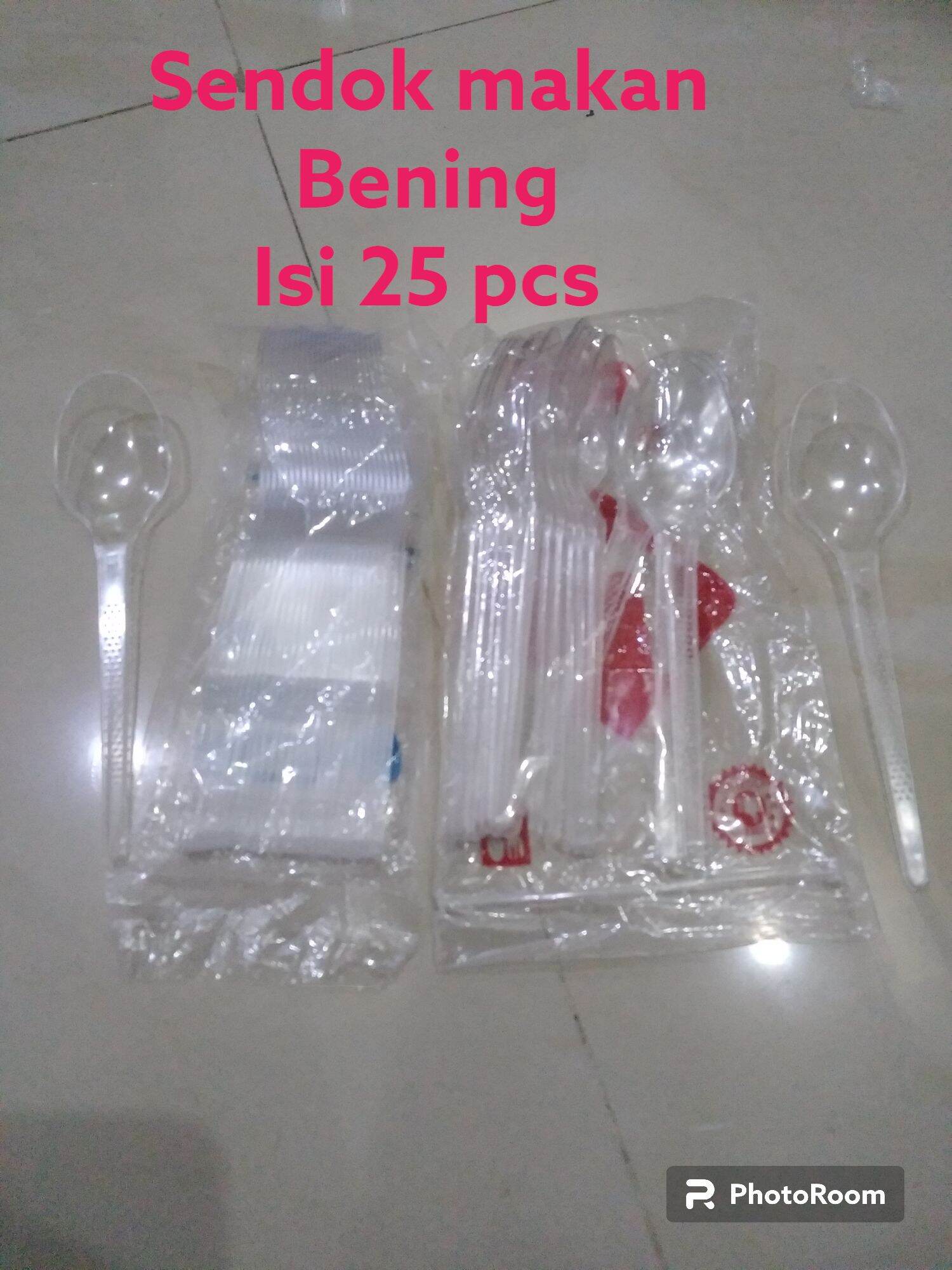 SENDOK MAKAN bening isi 25 pcs | Lazada Indonesia
