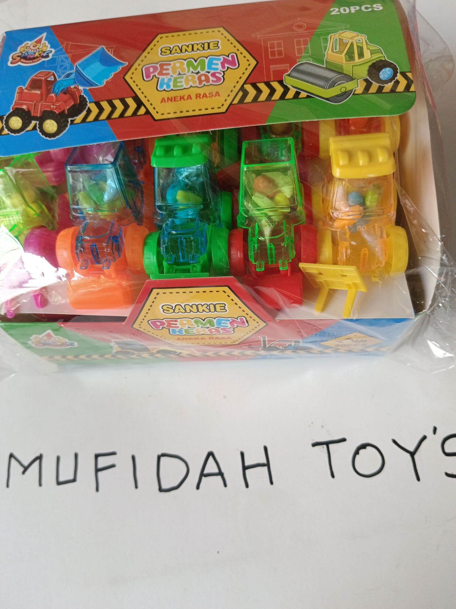 mobil kontruksi mini + permen 20 pcs | Lazada Indonesia