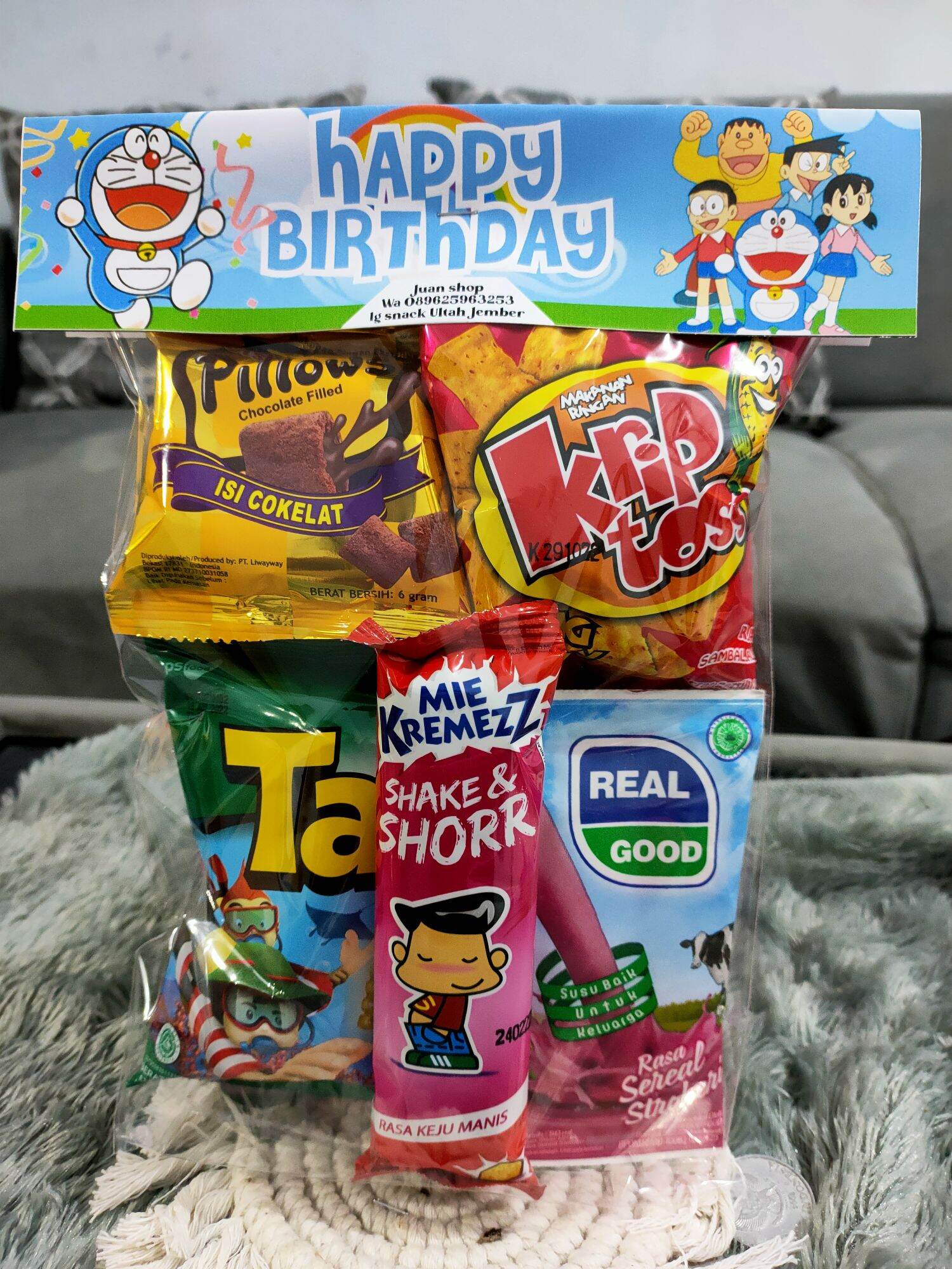Paket Snack Ulang tahun Doraemon 10 PC | Lazada Indonesia