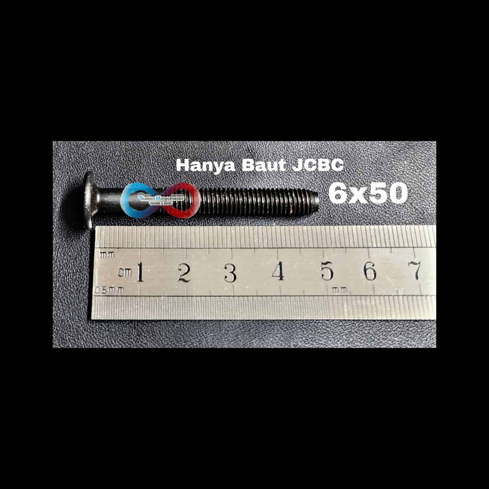 Baut JCBC Hitam M6x50 /Baut Knockdown Hanya Baut per 10 pcs | Lazada ...
