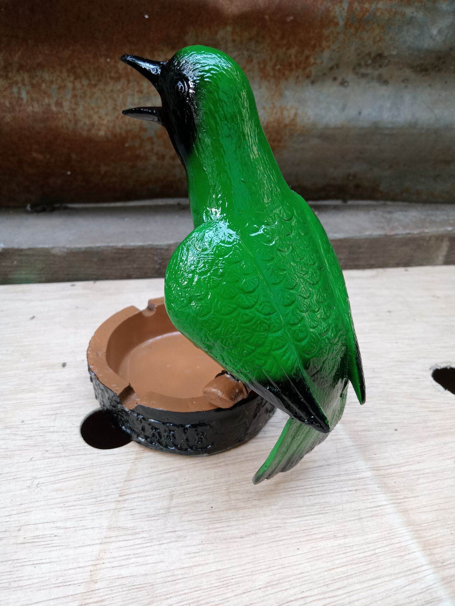 asbak cucak ijo, asbak, asbak burung, patung burung. resin art | Lazada ...