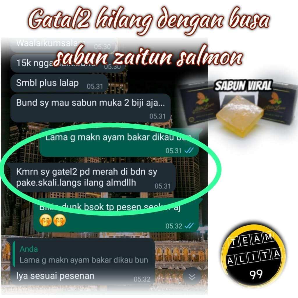 Sabun Zaitun Plus Salmon Alita Original | Lazada Indonesia
