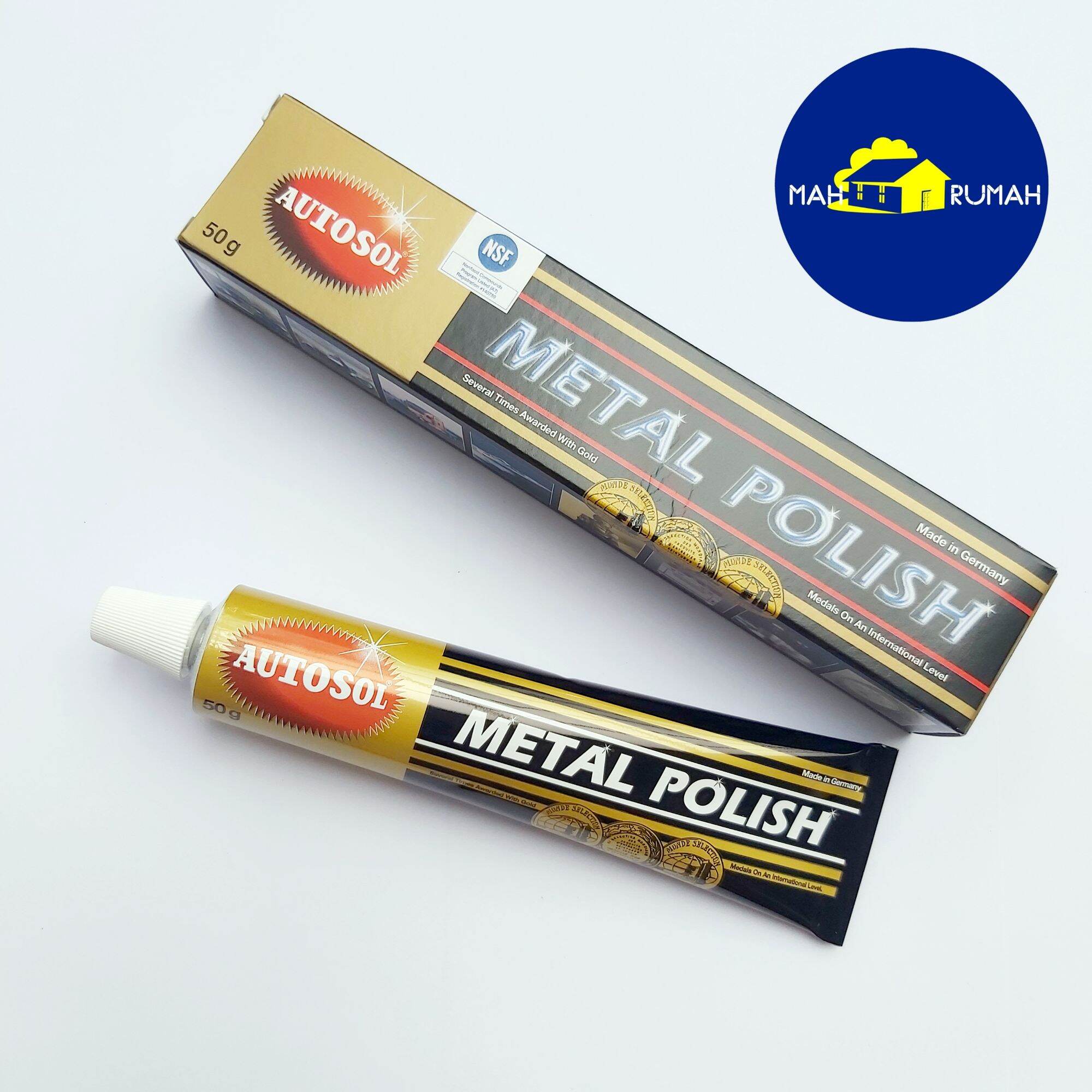 AUTOSOL 50gram KECIL - Metal Polish Obat Pengkilap Logam Besi Stainless ...