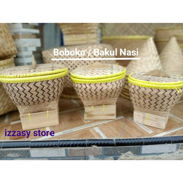 Boboko / bakul Nasi | wakul | boboko anyaman Bambu | Tempat Nasi homemade | Lazada Indonesia