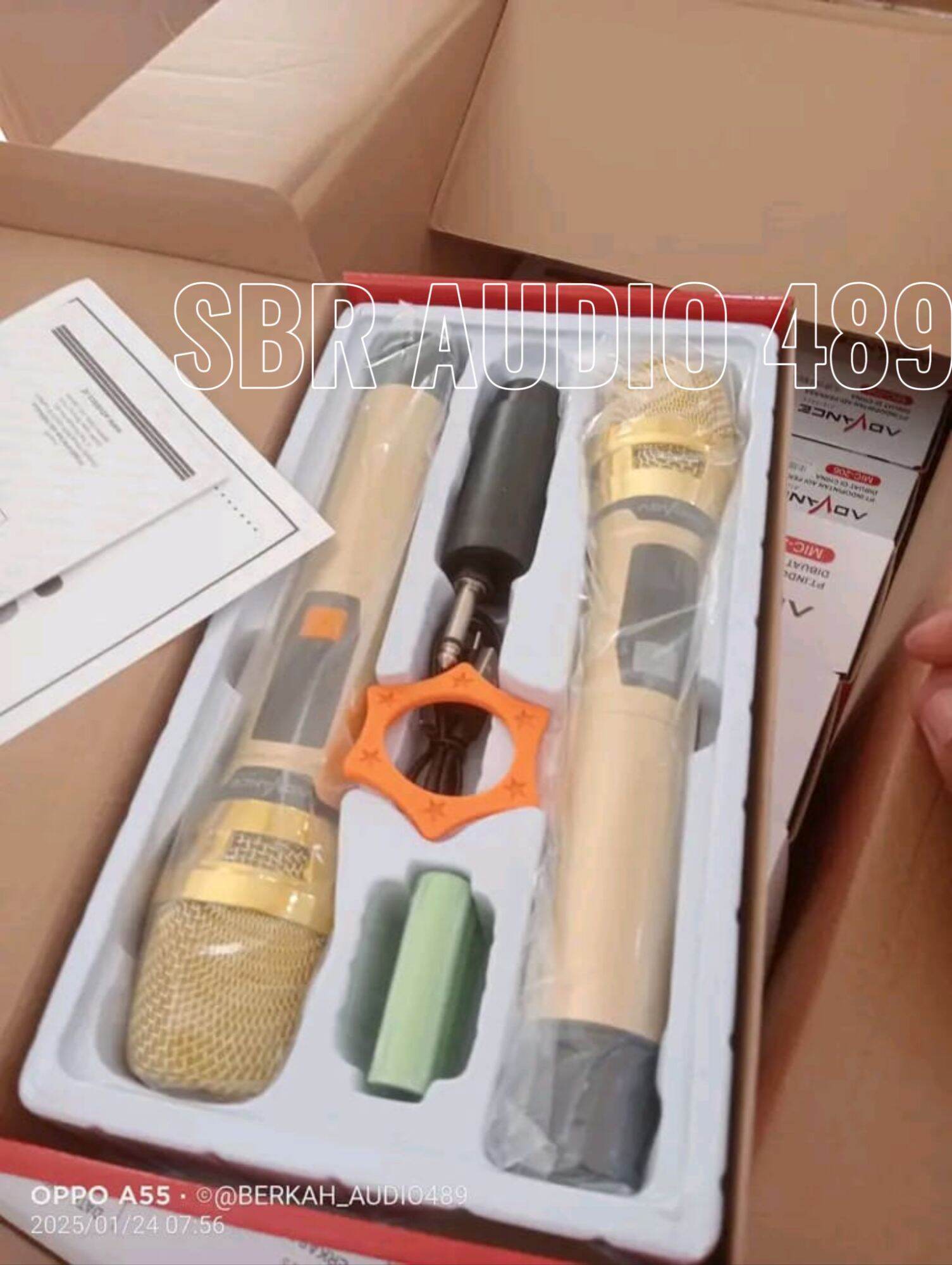 mic bluetooth mic wireless merek advance 206, 101 mic karaoke tanpa ...