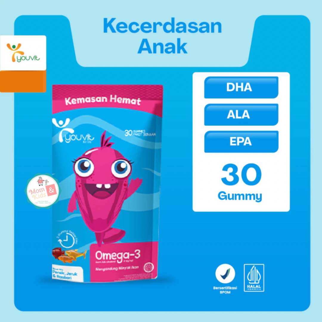 YOUVIT OMEGA 3 ANAK | YOUVIT MULTIVITAMIN GUMMY ANAK | KIDS GUMMY ...