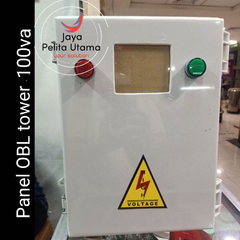 panel lampu OBL 100va photocell auto on-off lampu tower menara | Lazada ...