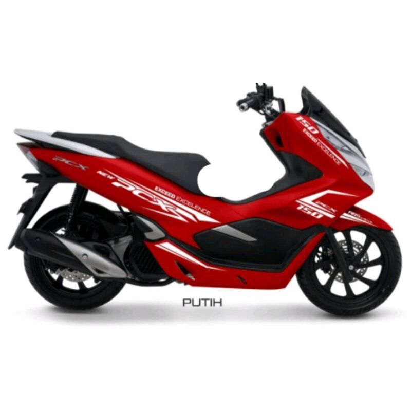 sticker body motor pcx 150 cuting stiker motor pcx custom warna ...