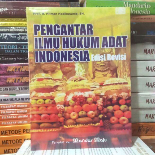 Buku PENGANTAR ILMU HUKUM ADAT INDONESIA Edisi Revisi | Lazada Indonesia