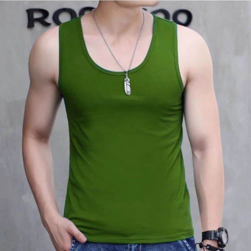 Kaos Singlet Pria POLOS Baju Singlet Pria Tanktop Pria Cotton Combed ... Kaos Singlet Pria POLOS Baju Singlet Pria Tanktop Pria Cotton Combed ...