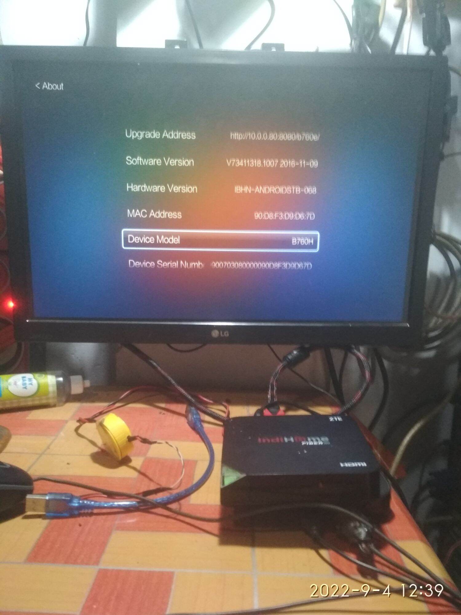 stb indihome ZTE zxv10-b760h b760 b760h bekas original firmware ori ...