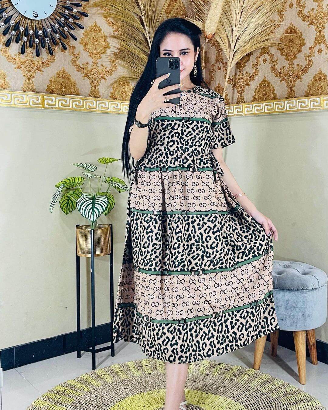 Daster Batik macan jumbo mewah Viral Kekinian Terbaru Rayon Premium ...