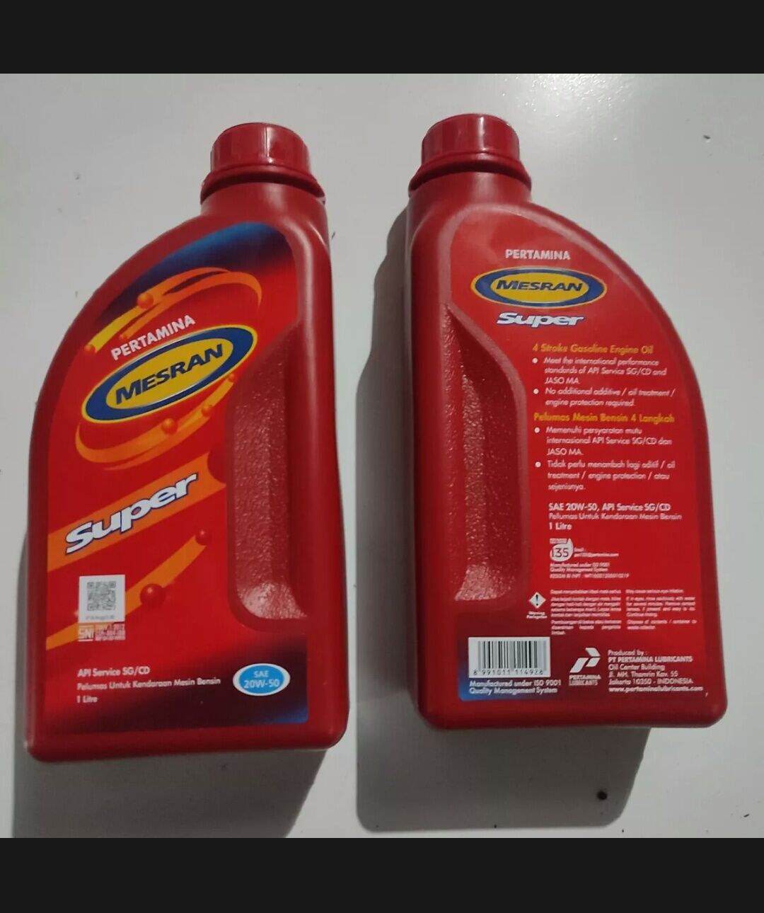 Mesran super 1liter . pertamina oil | Lazada Indonesia
