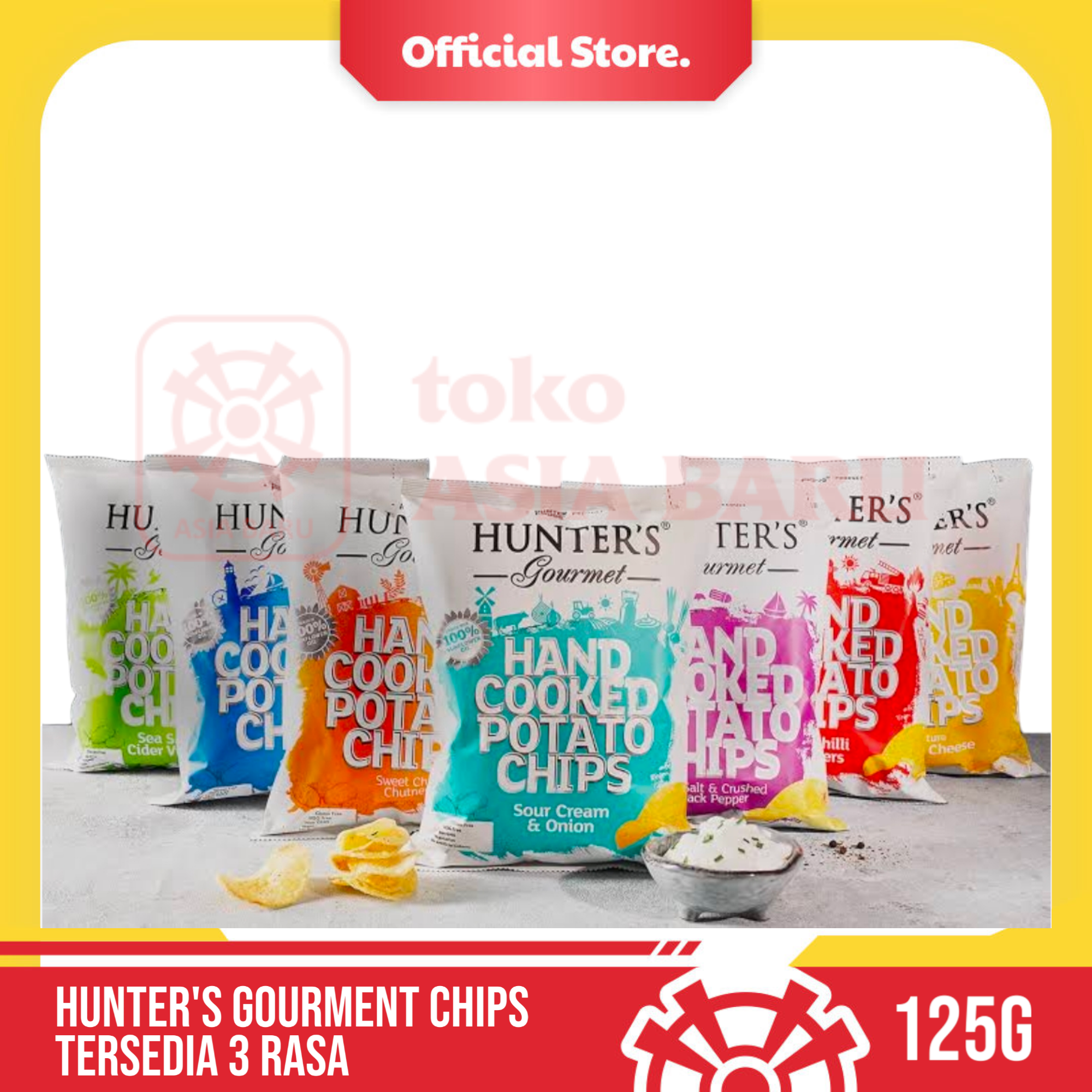 HUNTER'S GOURMET HAND COOKED POTATO CHIPS | Lazada Indonesia