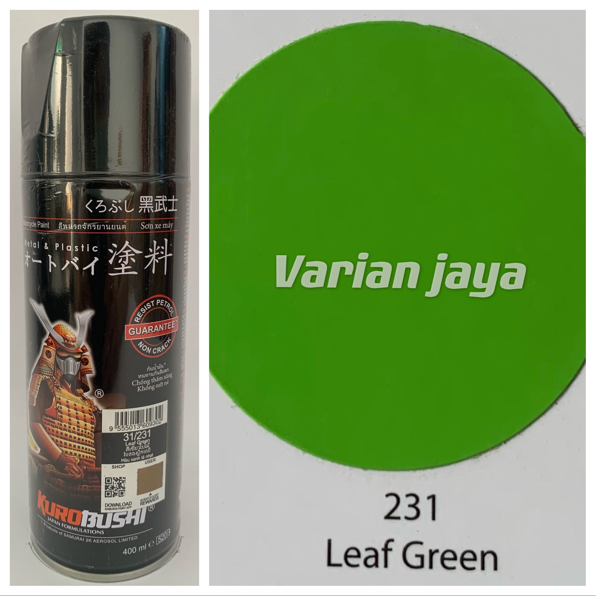 Pilok Samurai Paint Standart Pilox Cat Semprot Pylox Motor Leaf Green Hijau | Lazada Indonesia